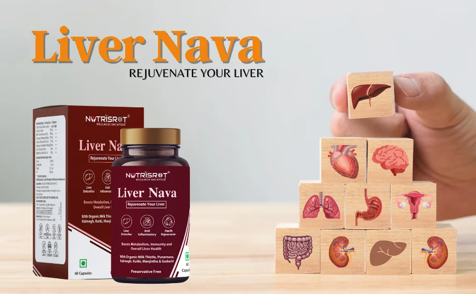 Liver Nava - Liver Detox & Digestion Support Supplement | NUTRISROT̖